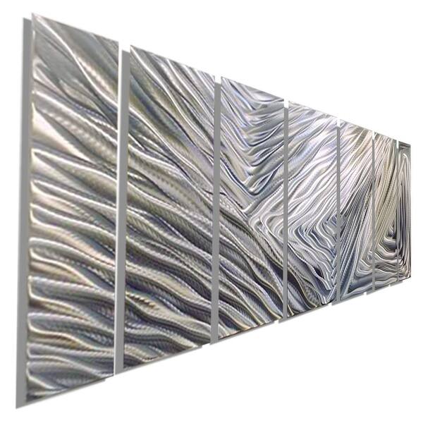 Statements2000 Silver Abstract Modern Metal Wall Art Panels Sculpture ...