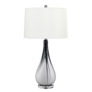 Balsamo 30 in. Light Blue and Dark Blue Table Lamp - Bed Bath & Beyond ...
