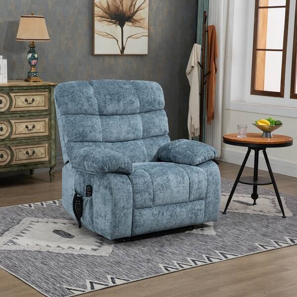 Lift Recliner Chair Heat Massage Dual Motor Infinite Position Up To 300 7254