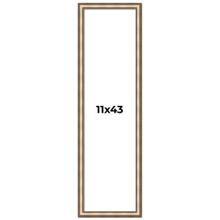 11x43 Frame Gold Solid Wood Shadow Box Width 1.5 Inches | Interior ...