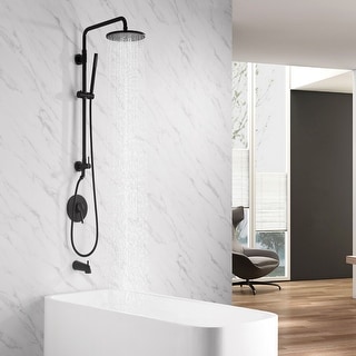 SUMERAIN Hand Shower System with 9"Rain Shower Head Handheld Shower ...