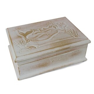 5" Wood Mermaid Trinket Box - Bed Bath & Beyond - 40391905