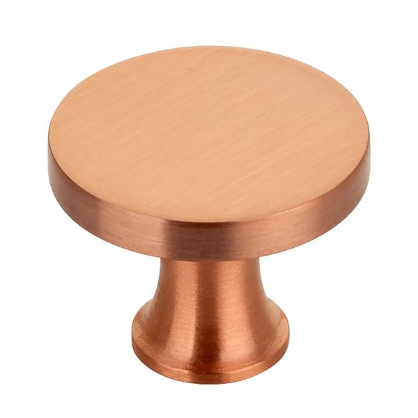 Copper Kitchen Cabinet Knobs 1-1/4 inch (32 mm) Diameter 100% Solid Brass Drawer Knob (10-PACK ...