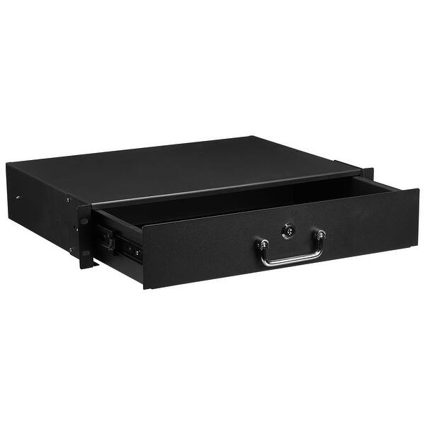 2U Rack Mount Drawer for 19 Inch AV/Network/DJ Equipment Racks or ...