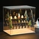 Clear Acrylic Display Case with LED Light 3 Tier Box 12.6x9.45x11.81 ...