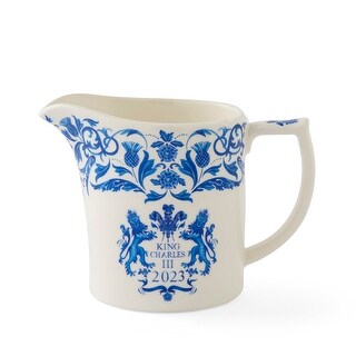 Spode King Charles III Coronation Commemorative Creamer Pitcher - 10 Oz ...