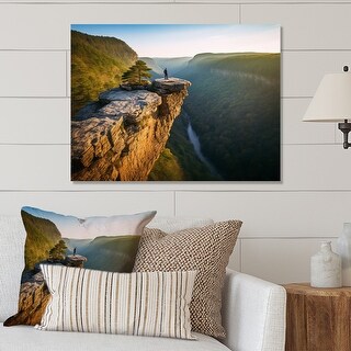 Designart "Arkansas Whitaker Point I" Landscapes Large Metal Prints ...