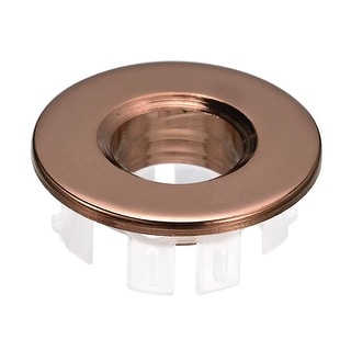 25.3mm Sink Trim Overflow Cover Ring Round Hole Insert in Caps, Rose ...