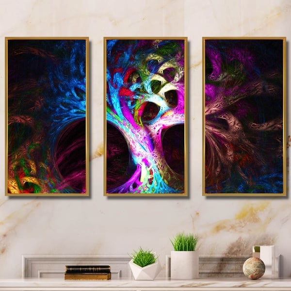psychedelic art trees