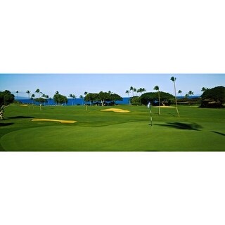 Trees On A Golf Course Kaanapali Golf Course Maui Hawaii Usa Poster ...