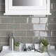 Merola Tile Chester Grey 3" x 6" Ceramic Wall Tile - Bed Bath & Beyond ...