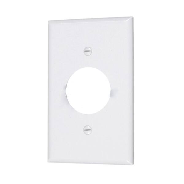 Rectangle White Electrical Receptacle Plate Plastic American ...