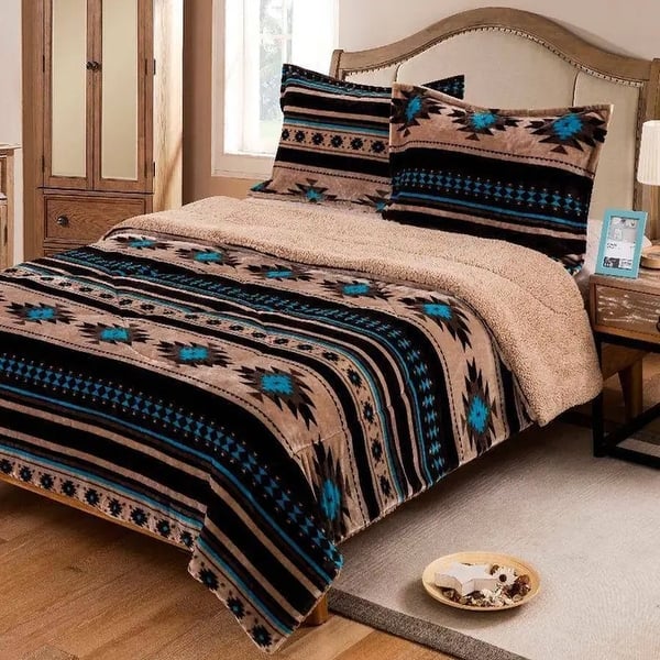 aztec queen blanket