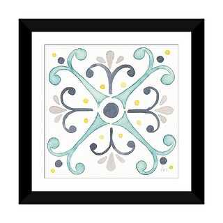 iCanvas "Garden Getaway Tile III White" by Laura Marshall - Bed Bath ...