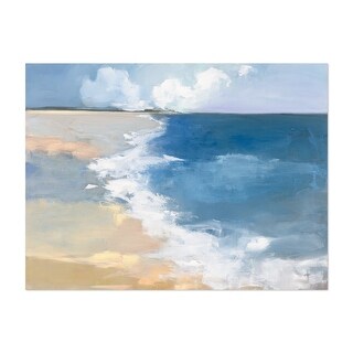 Open Shore Painting Beach Clouds Coastal Ocean Sea Art Print/Poster ...