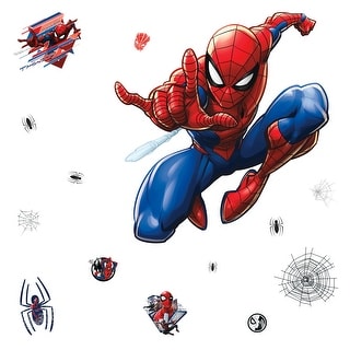 Blue & Red & Black Spider-Man Giant Wall Decals by RoomMates - Bed Bath ...