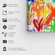 Wynwood Studio Abstract Corey Paige - Graffiti Street Citrus Orange and ...