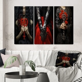 Designart "Religious Cross Sacrificial Love Portrait III" Christianism ...