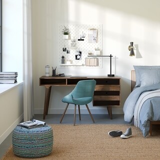 WYNDENHALL Wright SOLID WOOD Contemporary 60 inch Wide Desk with ...