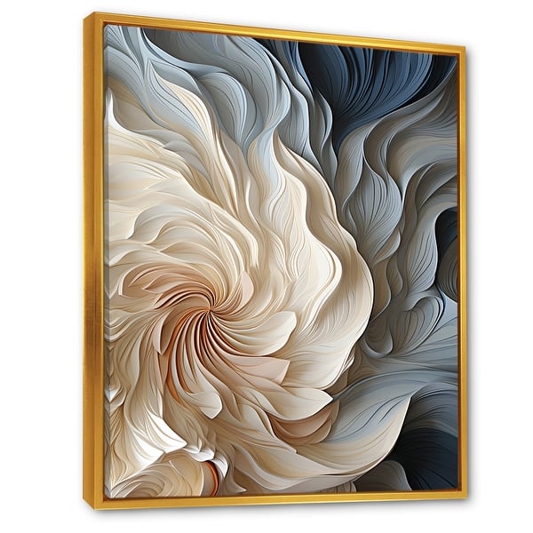 white abstract canvas