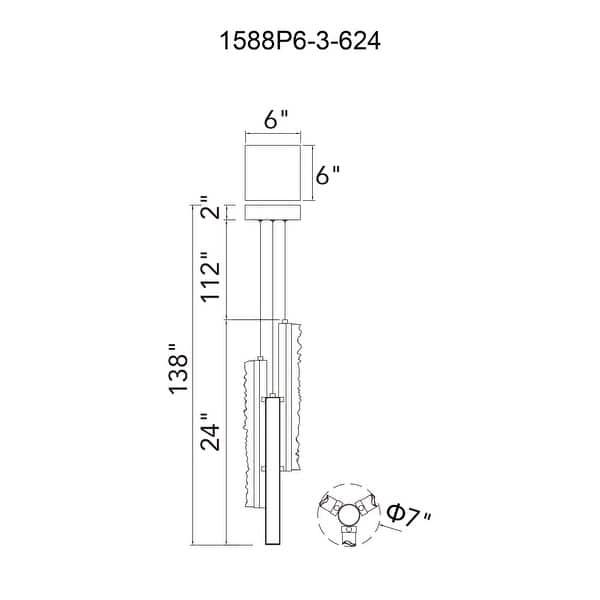Stagger Integrated LED Brass Mini Pendant - Bed Bath & Beyond - 39866906
