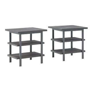 Jandoree Rectangular End Table Set of 2 - 18"W x 20"D x 22"H - 18"W x ...