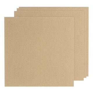 4pcs Unfinished Wood Square Cutouts, 10" Wood Slices - Wooden - Bed ...