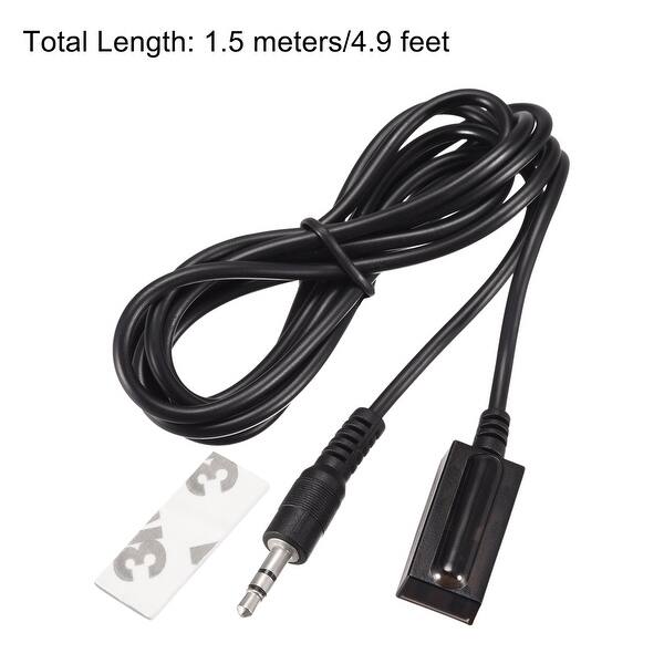IR Infrared Receiver Extender Cable 3.5mm Jack 4.9FT Long Square Head ...