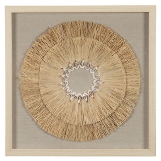 HUJI Weed & Sea Shell Shadow Box Wall Décor - Bed Bath & Beyond - 36050752