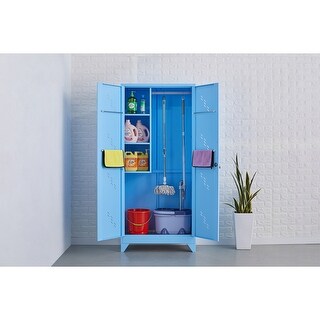 Garage Cabinet, Locker Cabinet Cleaning Tool Storage Cabinet for Home ...