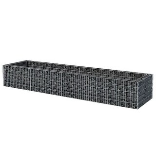 Planter Mesh Wire Fencing Galvanized Steel Patio Flower Plant Raised ...