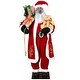 African American Standing Santa Claus with Presents Christmas ...