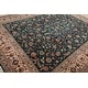 Hand Knotted Teal Persian Wool & Silk Traditional Oriental Area Rug ...