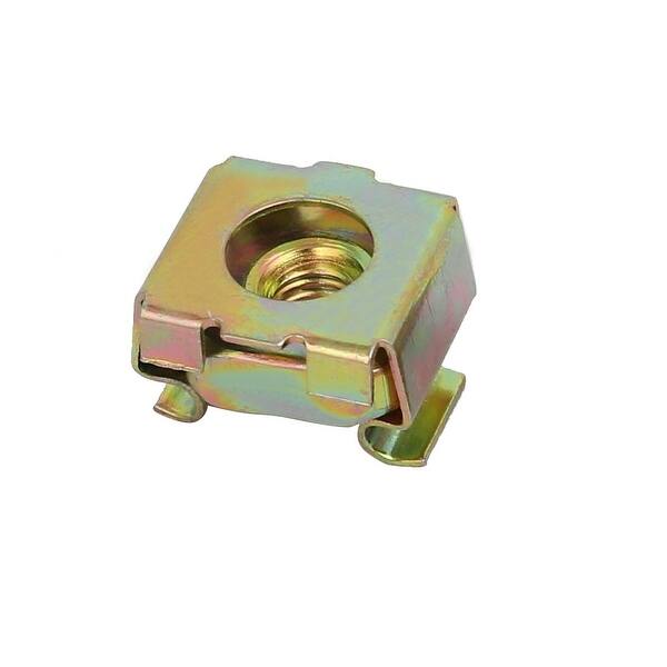 15pcs M4 Carbon Steel Captive Cage Nut for Server Shelf Cabinet - Brass ...