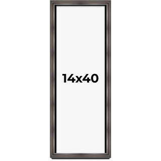 14x40 Shadow Box Frame Brown Cherry | 2.625 Inches Deep Pine Wood - Bed ...