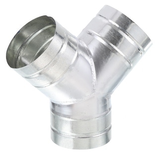 4 Inch 3 Way Duct Splitter Y Connector Air Vent Duct Hose Exhaust Pipe ...