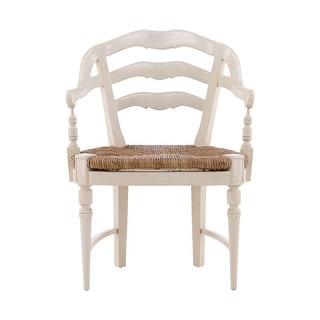 Furniture Classics Mahogany Rush Seat Maverick Arm Chair - Bed Bath ...