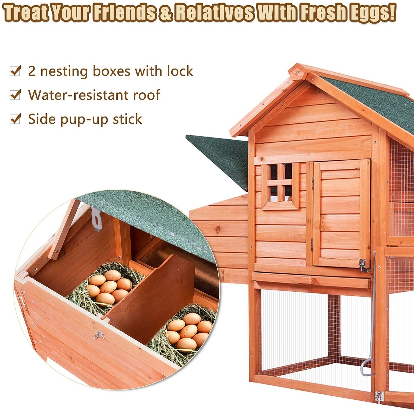 Kinpaw Chicken Coop 67undefined Hen House Outdoor Small Kinpaw Chicken Coop 67undefined Hen House Outdoor Small