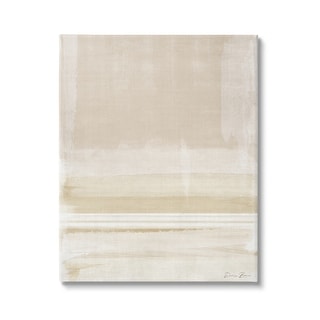 Stupell Abstract Simple Neutral Tones Watercolor Collage Canvas Wall ...