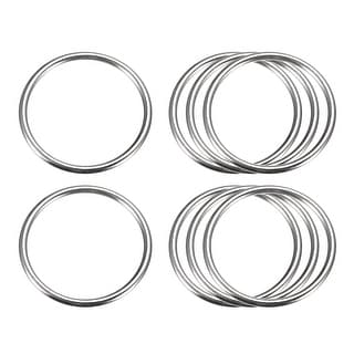 Metal O Rings, Multi-Purpose Non-Welded O-Ring Buckle for Craft Belt ...