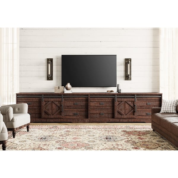 Modern Farmhouse TV Stand for up to 110" TVs - Bed Bath & Beyond - 37562837
