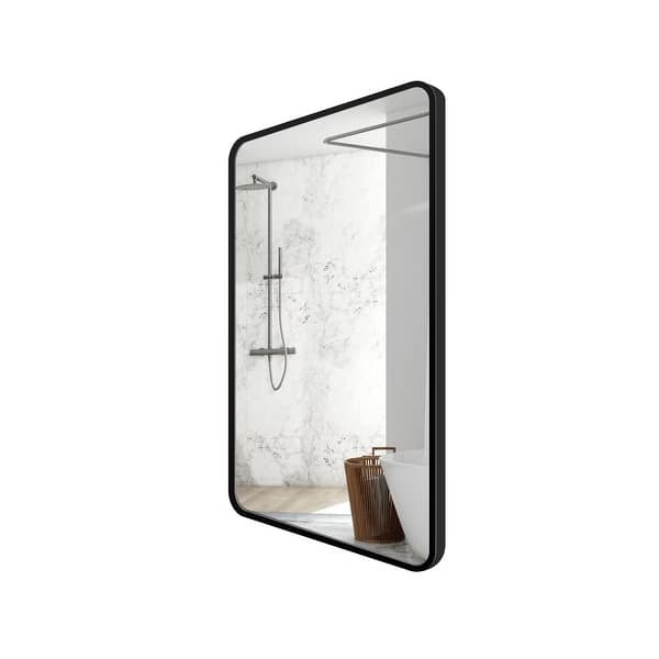 black rectangle mirror horizontal