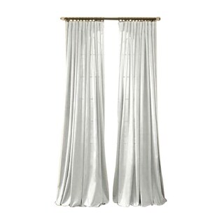 Moshells 84" Hyatt Curtain Panel - White - Bed Bath & Beyond - 16978324