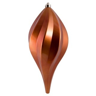 Vickerman 8" Copper UV Candy Swirl Drop Christmas Ornament, Set of 3 ...