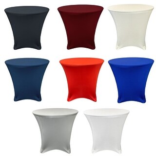Round Spandex Table Covers Stretch Tablecloth - Bed Bath & Beyond ...
