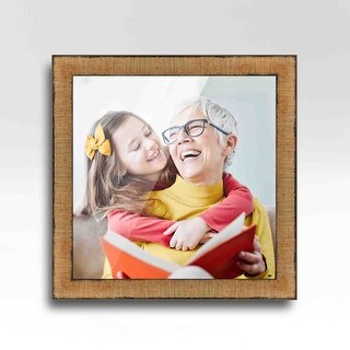 17x17 Frame Gold Real Wood Picture Frame Width 1.25 inches | Interior ...