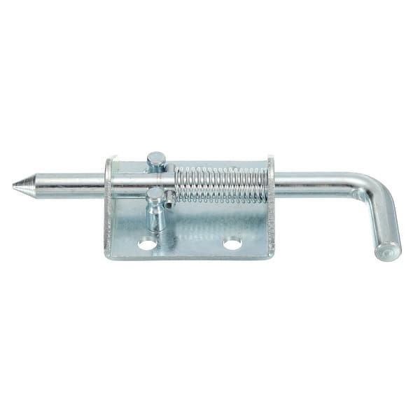 Spring Loaded Latch Pin 5.31" Iron Security Latch Sliding Barrel Bolt ...