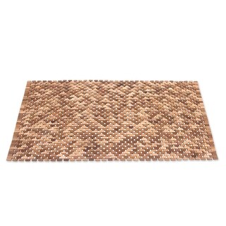 Novica Handmade Teak Wood Mat (48 Inch) - Bed Bath & Beyond - 37121965