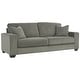 Signature Design by Ashley Angleton Gray Sofa - 94"W x 40"D x 38"H ...