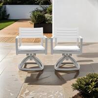 2PCS Outdoor Patio Aluminum Swivel Rocker - Bed Bath & Beyond - 40396639